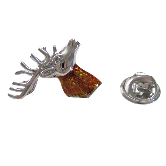 Kiola Designs | Accessories | Colored Stag Deer Head Lapel Pin | Poshmark